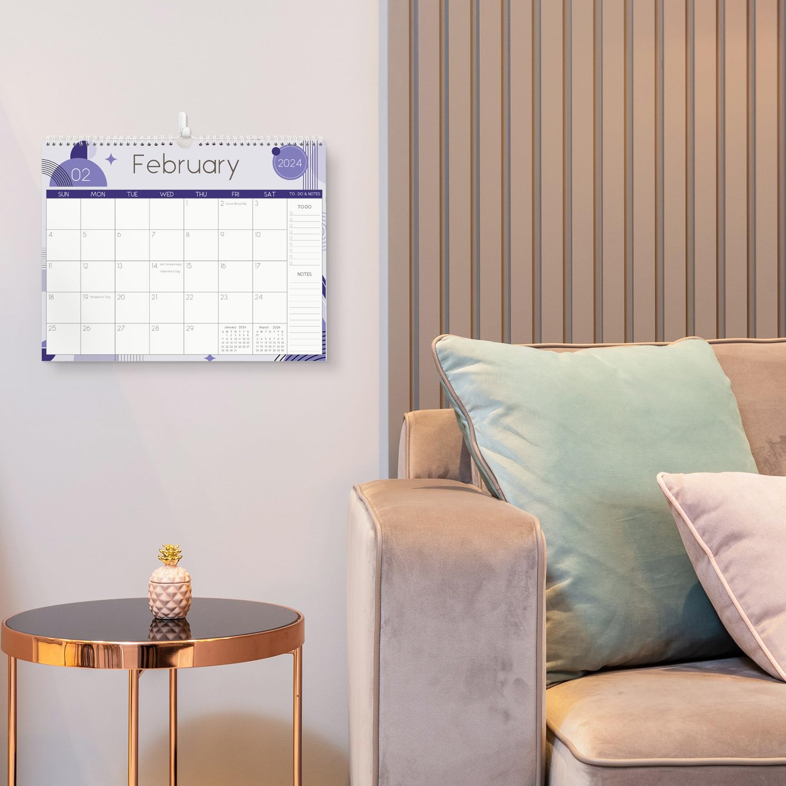 Snapklik.com : Wall Calendar 2024-2025, Calendar Planner 14.5" X 11.5 ...