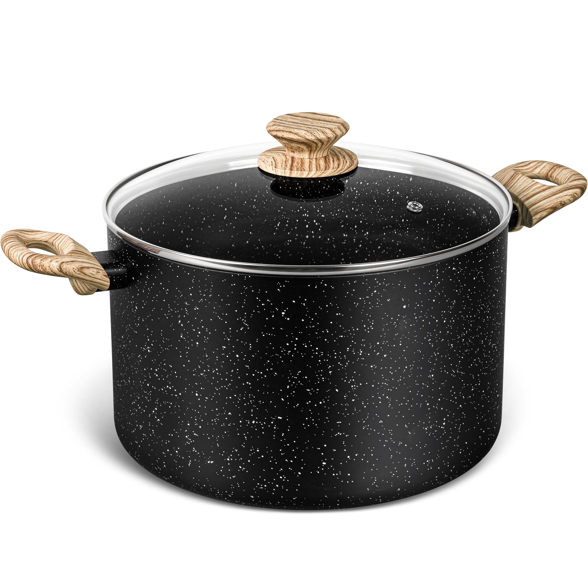 Amazon.com: MICHELANGELO 8 Quart Stock Pot with Lid, Nonstick Cooking ...