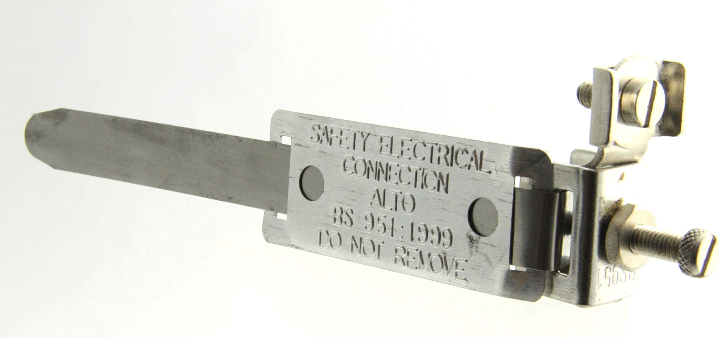 5 x All Conditions Earth Bonding Strap Clamp A - D 12 - 32 mm : Amazon ...