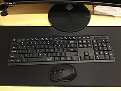Eagletec K104-BB Wireless Keyboard Mouse Combo With Mouse, 46% OFF