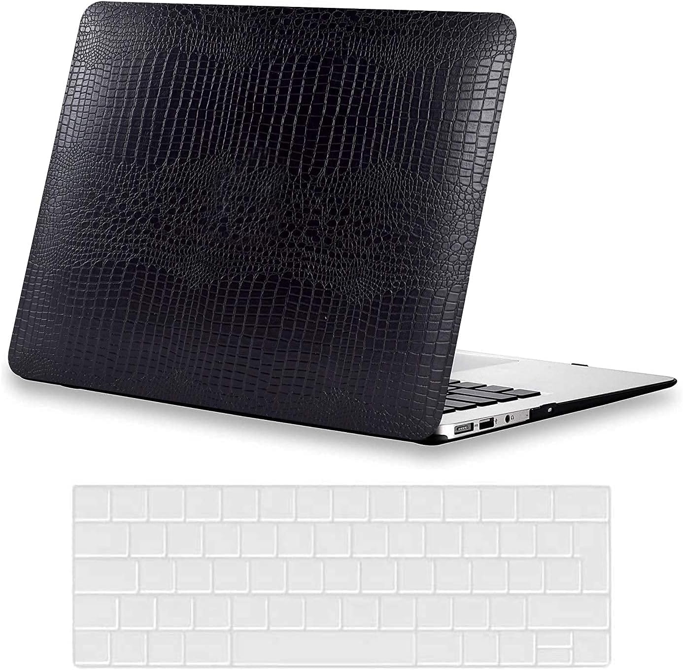 Kuzy - Retina 13-Inch BLACK Rubberized Hard Case Cover for Apple ...