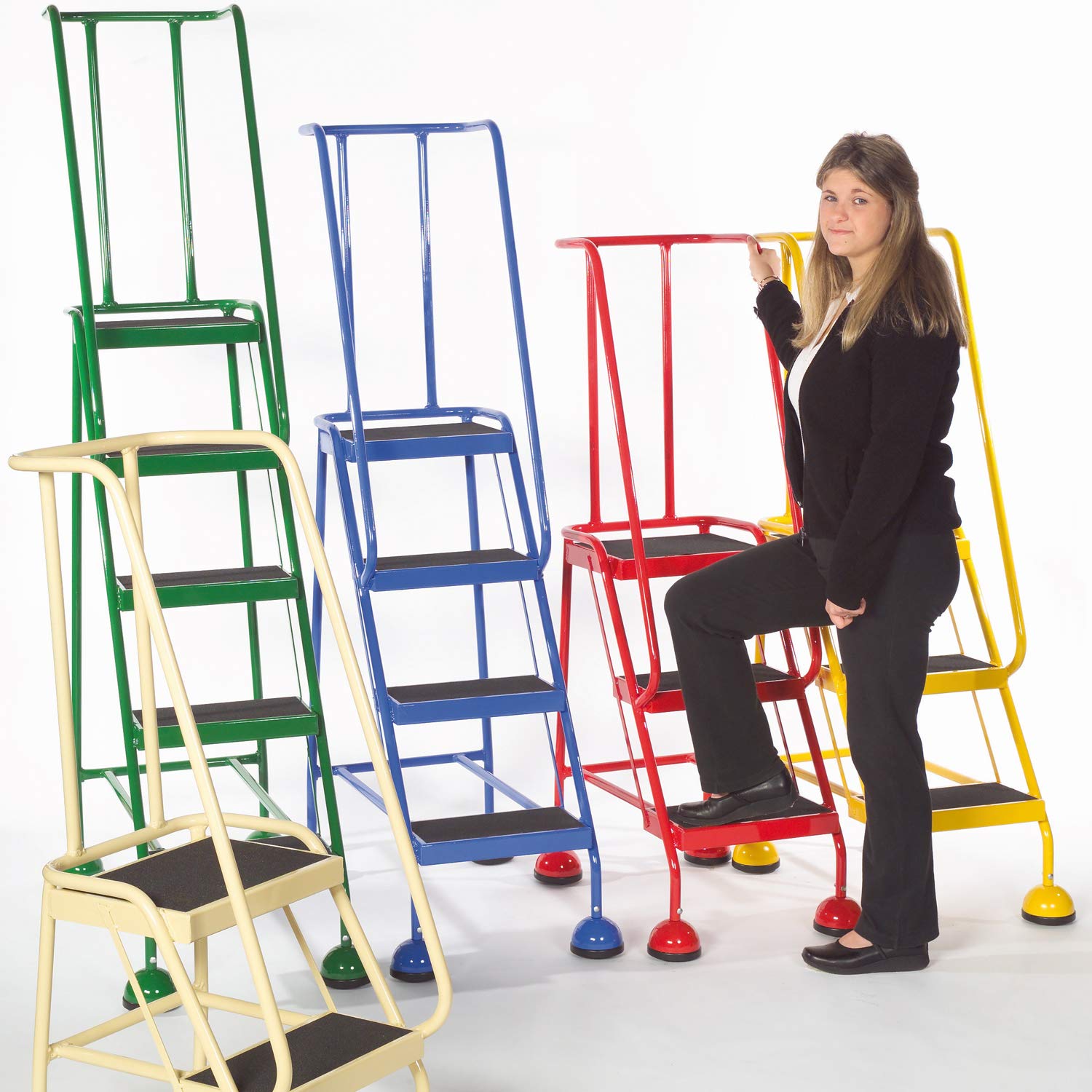 Portable Warehouse Stairs High Quality Portable Folding Ladders For