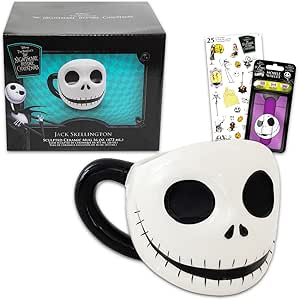 Amazon.com: Nightmare Before Christmas Ceramic Mug Set - Bundle with ...
