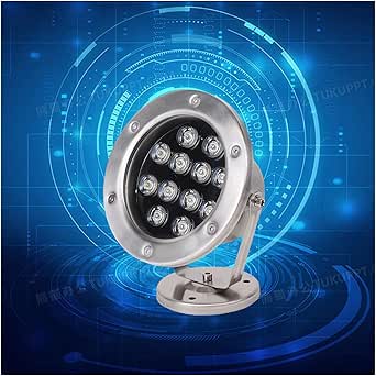 ZLRBN Buried Round Recessed Lights, LED Underwater Fountain Light Pool ...