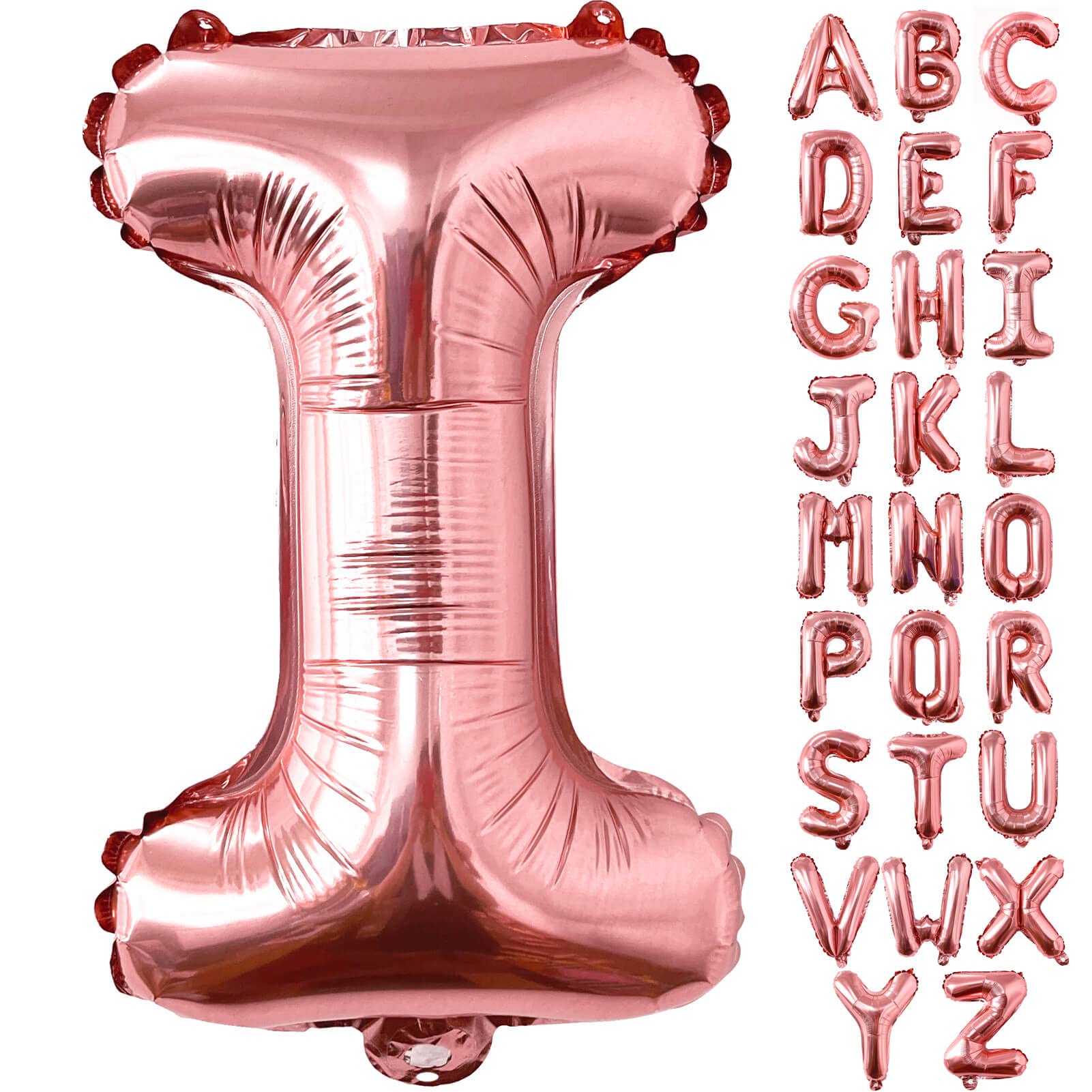 Amazon.com: Lovoir 40 Inch Large Rose Gold Letter I Balloons Big Size ...