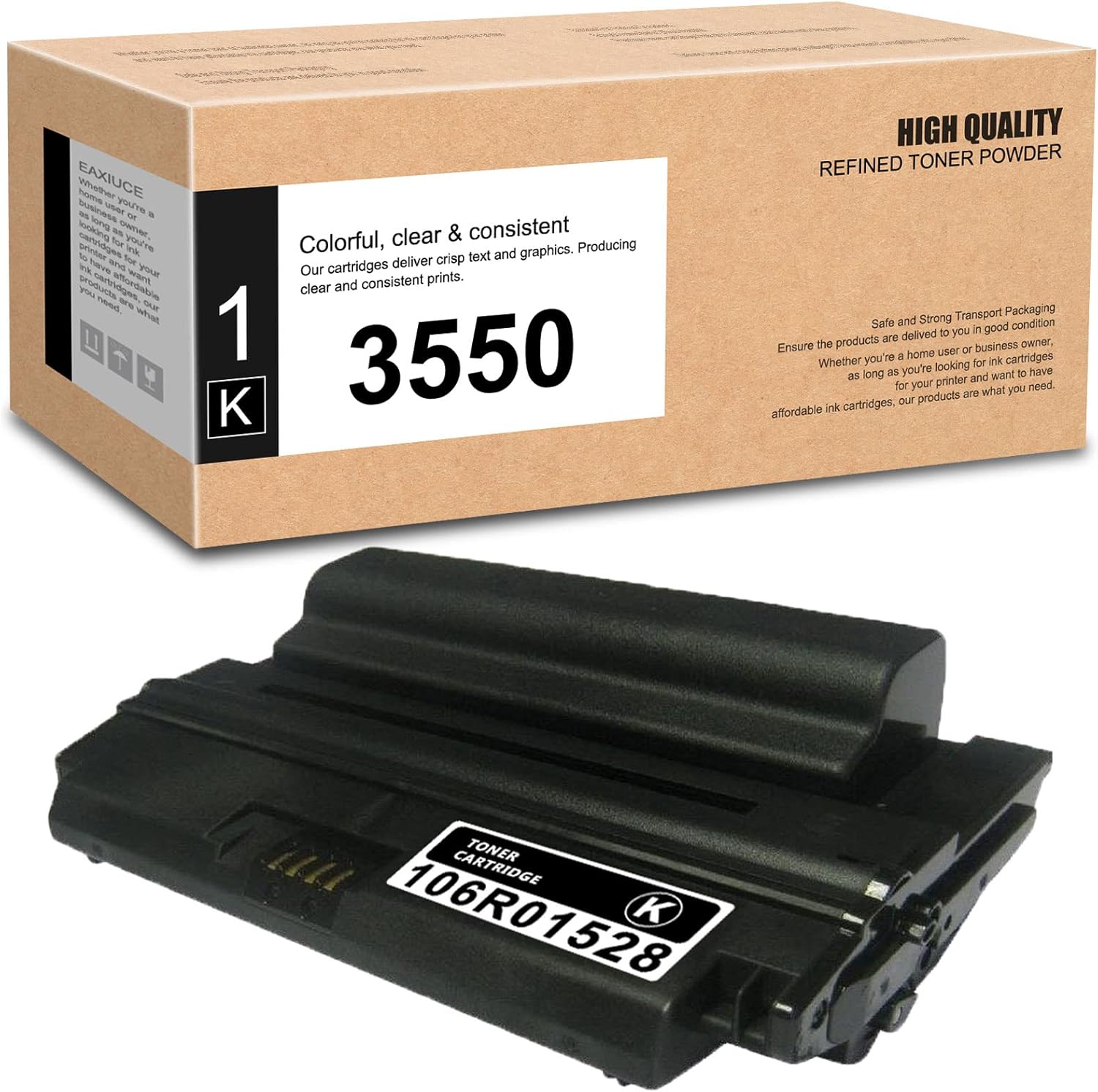 Amazon.com: EAXIUCE Compatible 3550 106R01528 Toner Cartridge ...