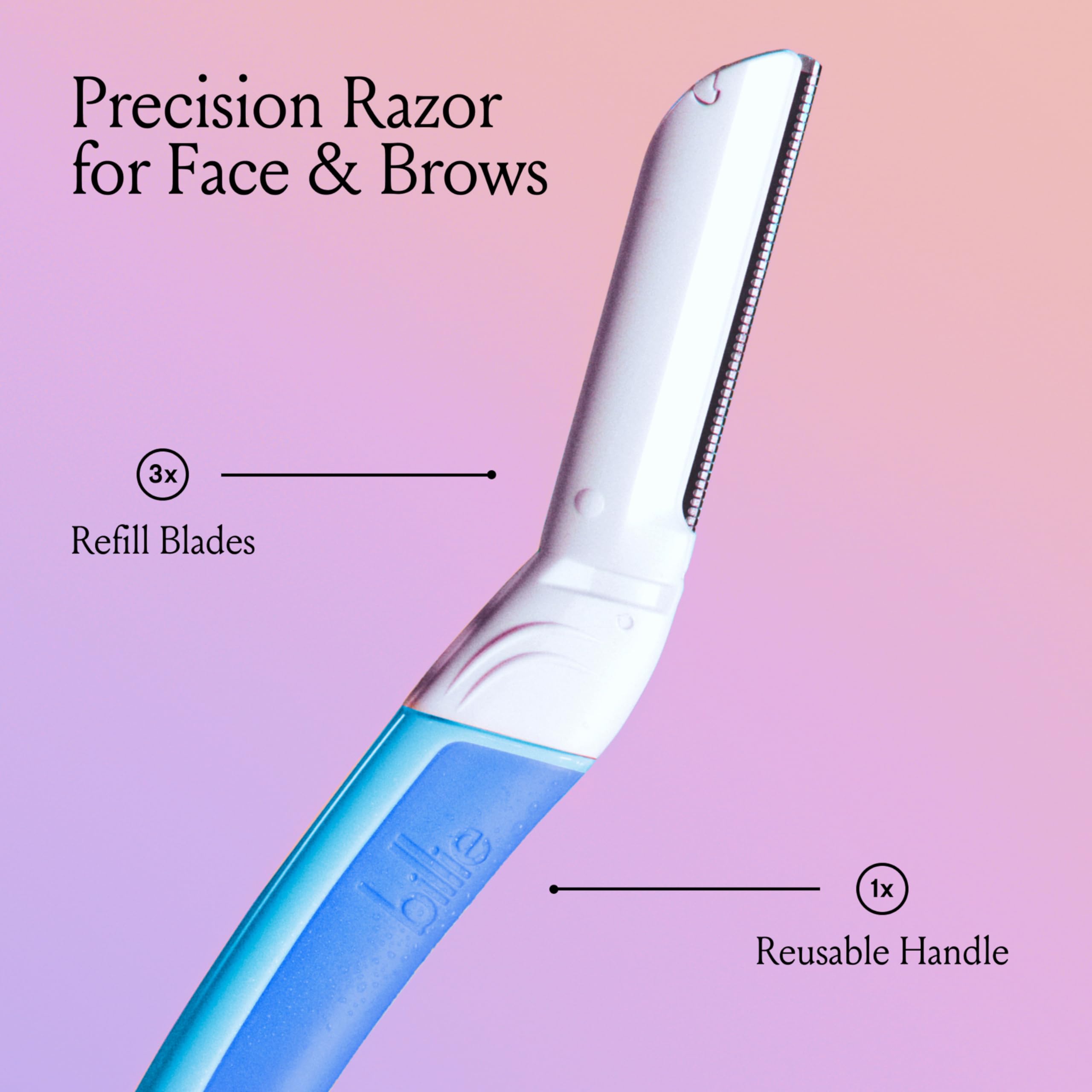 Snapklik.com : Dermaplane Starter Kit - Reusable Handle + 3 Refill ...