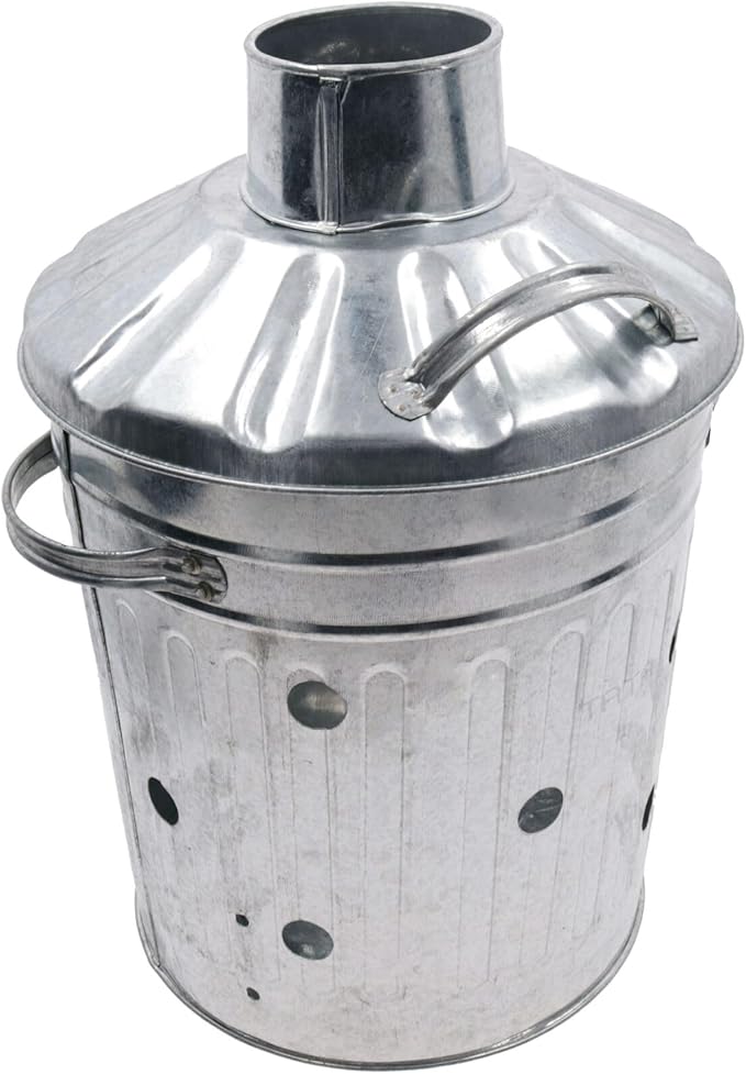 Amazon.com : AB Tools Mini Garden Incinerator Bin Small Fire Bin ...