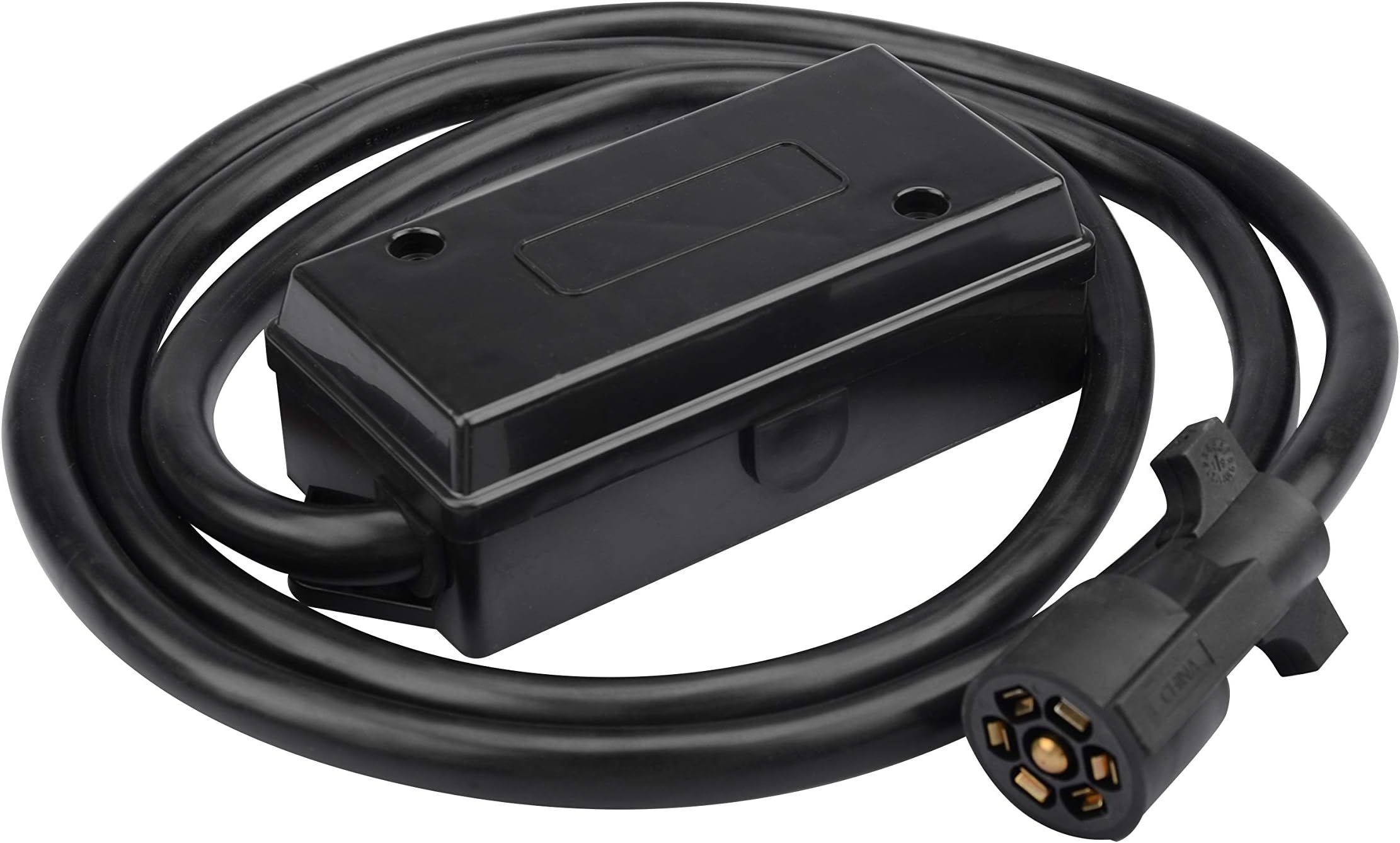 Amazon.com: Rubber Quad Duplex Box - 4 AC Outlets & 25' 12/3 Hardwired ...