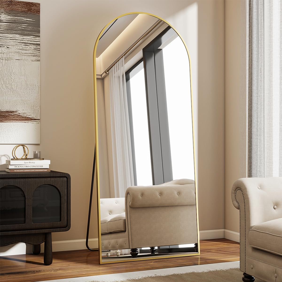Amazon.com: VooBang Arch Mirror Full Length, 26" x 71" Floor Mirror ...