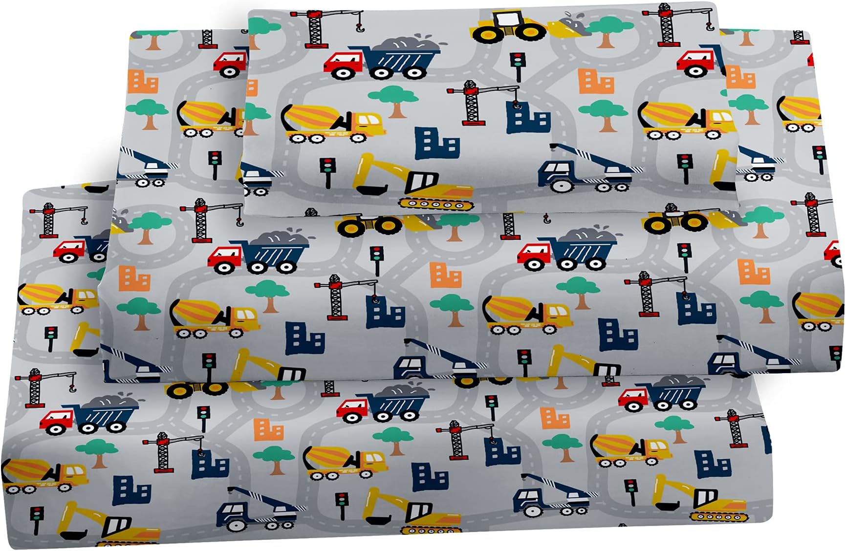 Amazon.com: MAG 4 Pcs Bedding Set Space Sheets Galaxy Sheets Planets ...