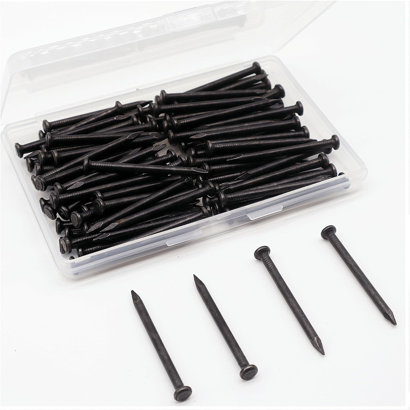 Amazon.com: QYIMLI Hardware Nails, 2 Inch Flat Head Steel Long Nails ...