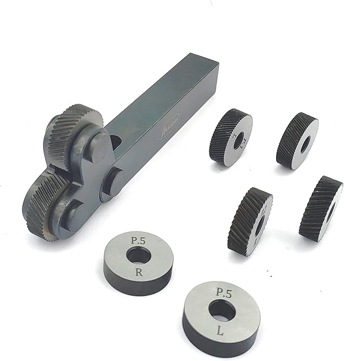Pivot Head Diagonal Dual 2 Wheel 1.5 MM Pitch Knurling Tool for Lathe ...