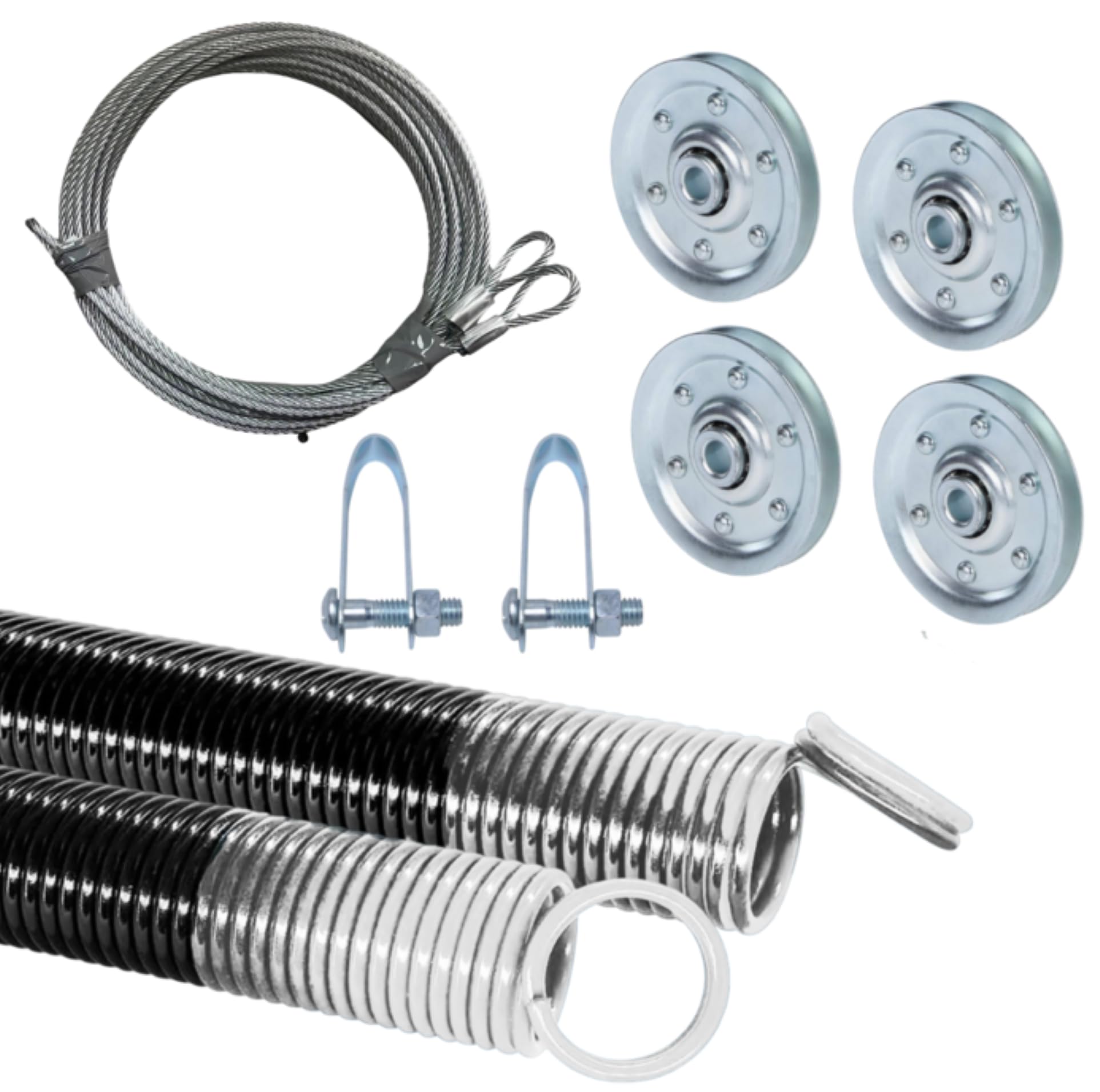 Amazon.com: Easy Fix Hardware Heavy-Duty Double-Looped Garage Door ...