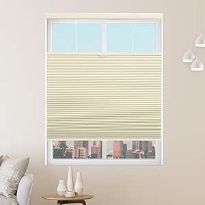 Amazon.com: MYshade Custom Size Cellular Shades Cordless, Blackout Top Down Bottom Up Honeycomb ...