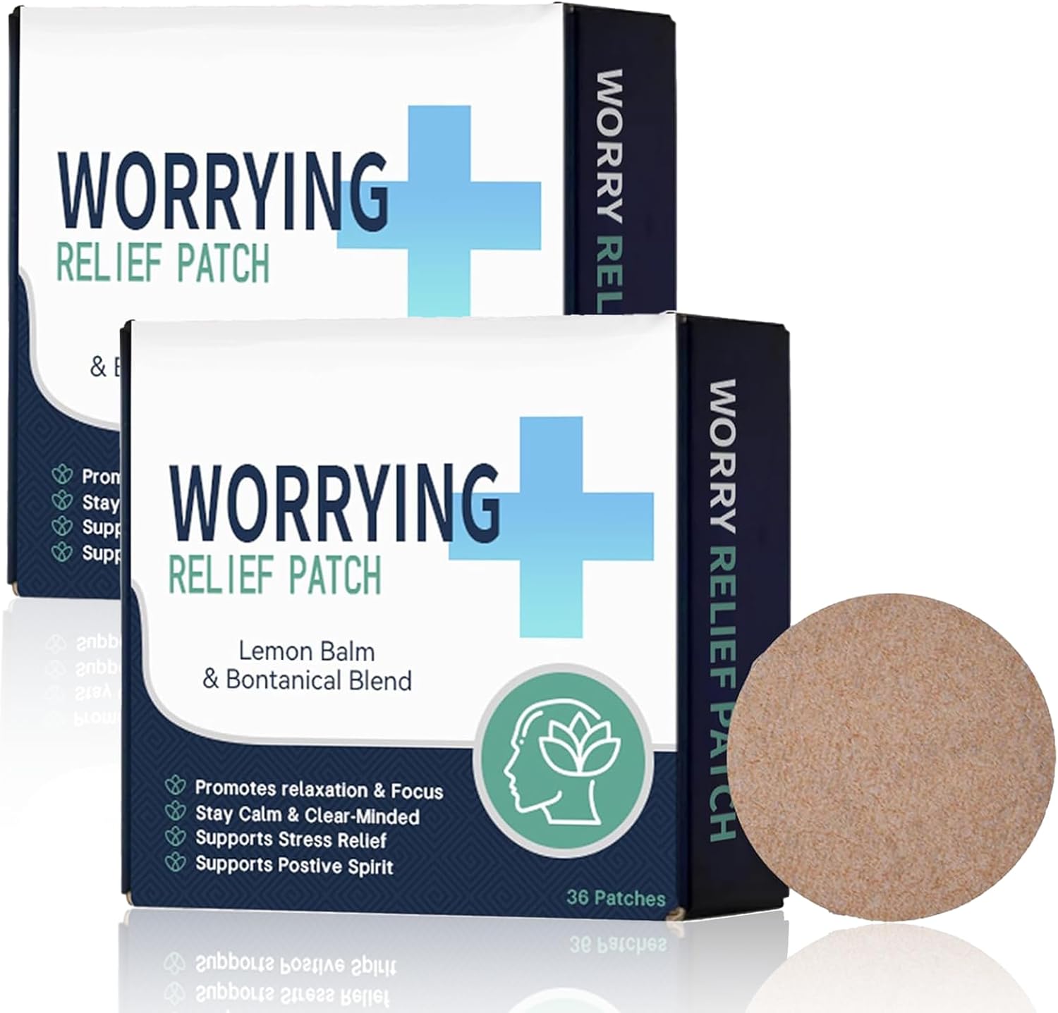 Xumann 2 Box Natural Patch Mood Calming Stickers, Calms for Stress ...