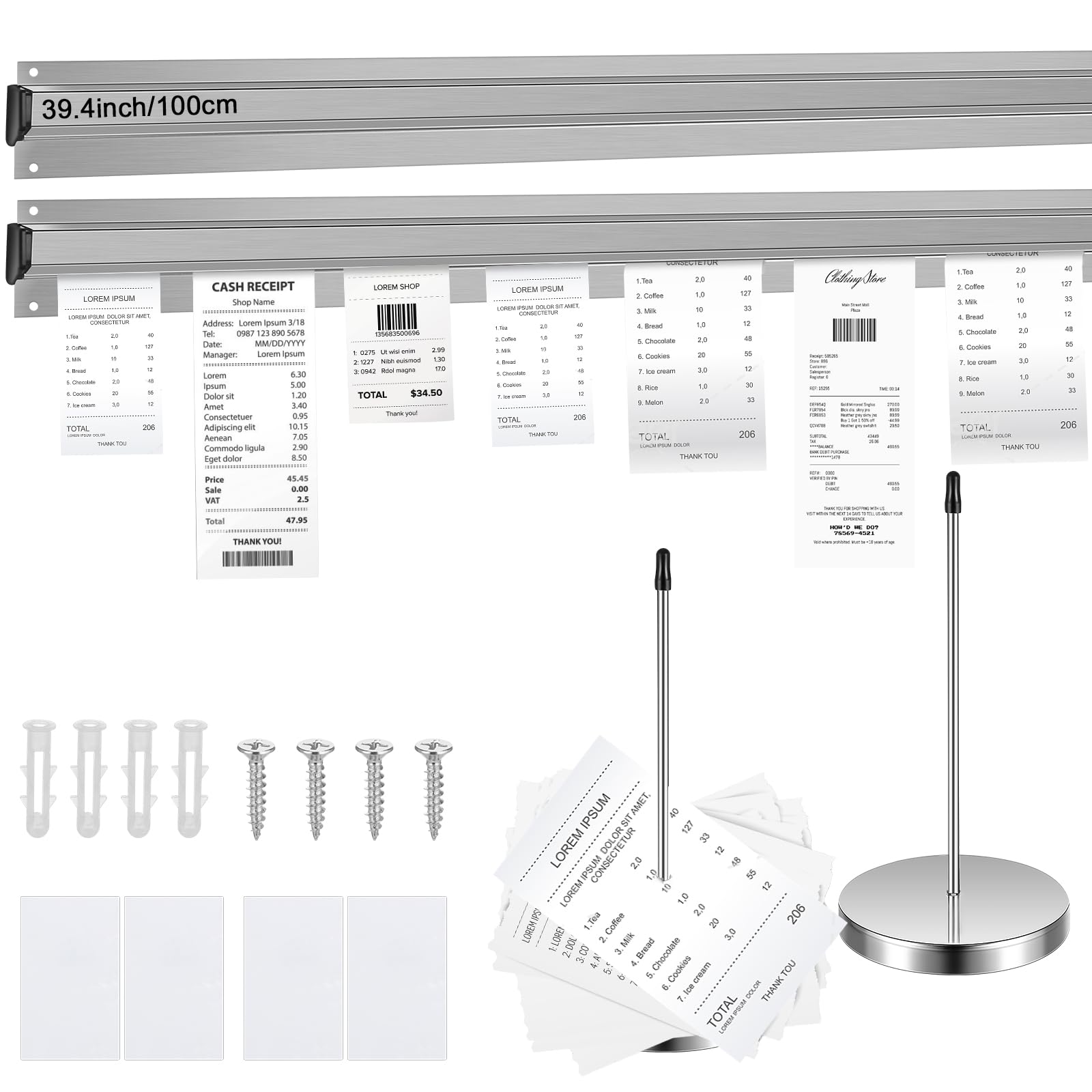 Amazon.com : Photect 4 Pcs Ticket Holder for Restaurant Set Including 2 ...