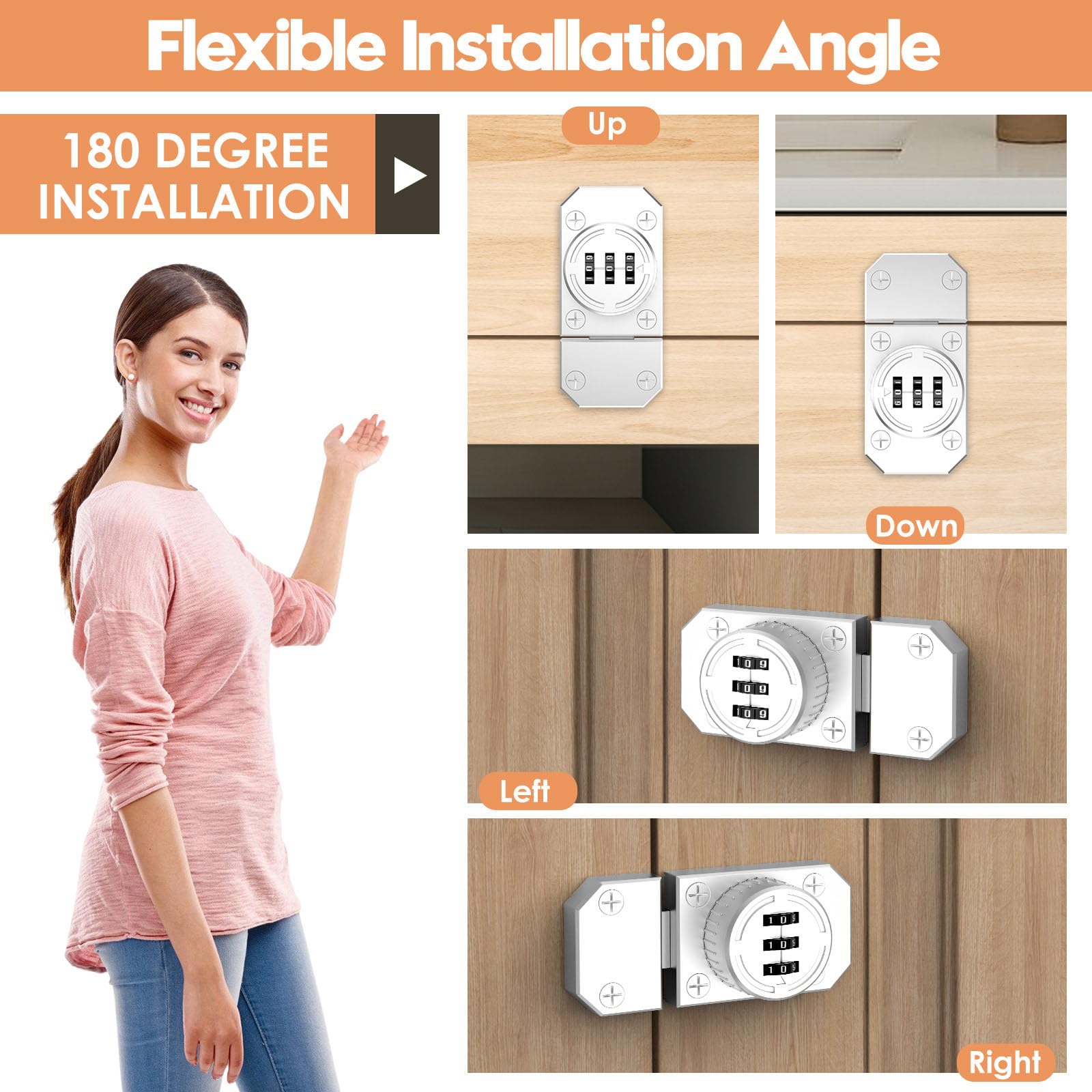 Snapklik.com : Mixizigoz 3-Digit Password Cabinet-Combination-Locks For ...