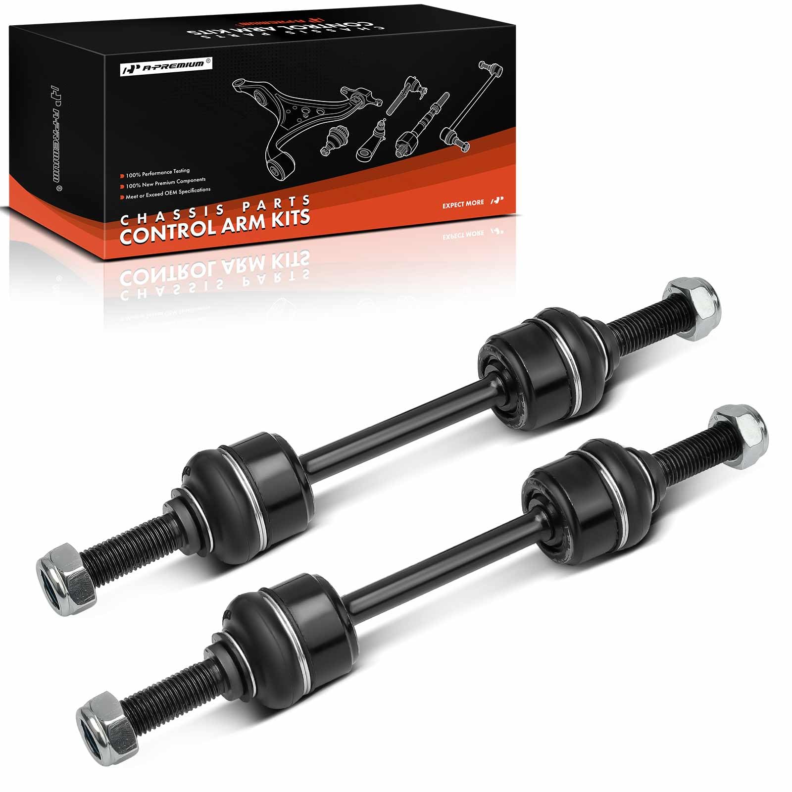 Amazon.com: A-Premium 2 x Front Sway Bar Links Stabilizer Bar Links ...