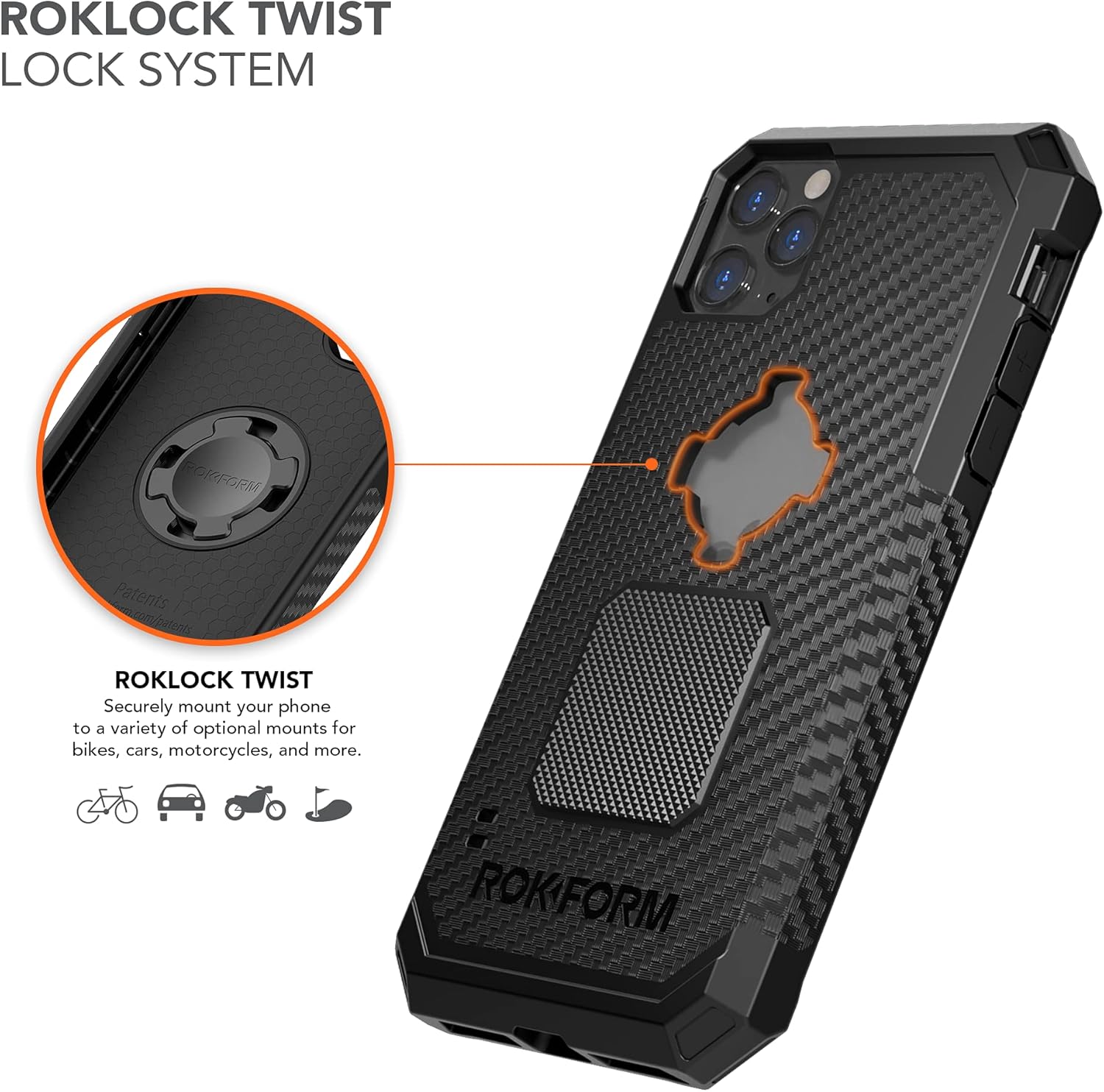 Rokform - Magnetic iPhone 11 Pro Max Case with Twist Lock Mount ...