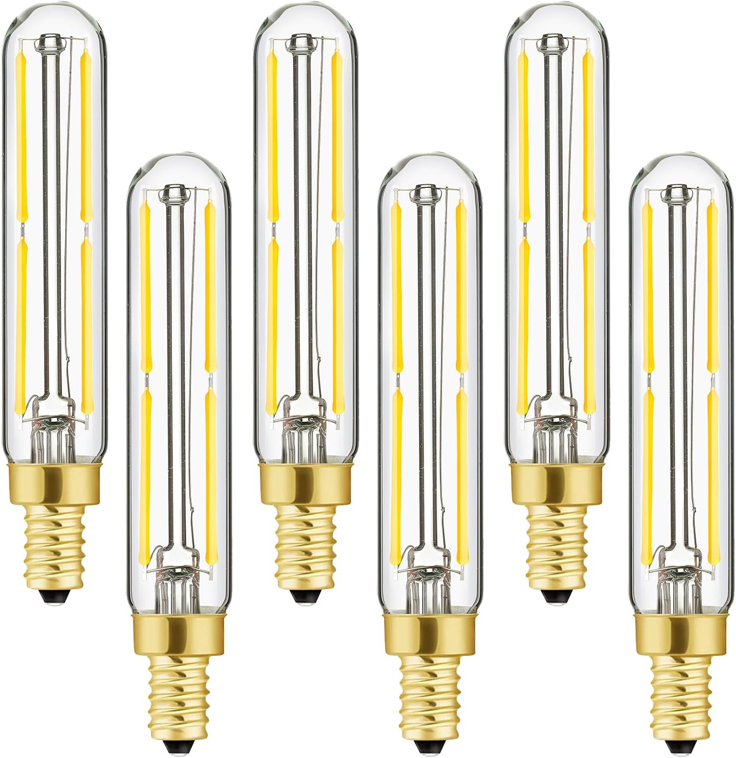 Leools E12 LED Bulb Dimmable 4W Equal 3000K Soft White T6 B11 ...