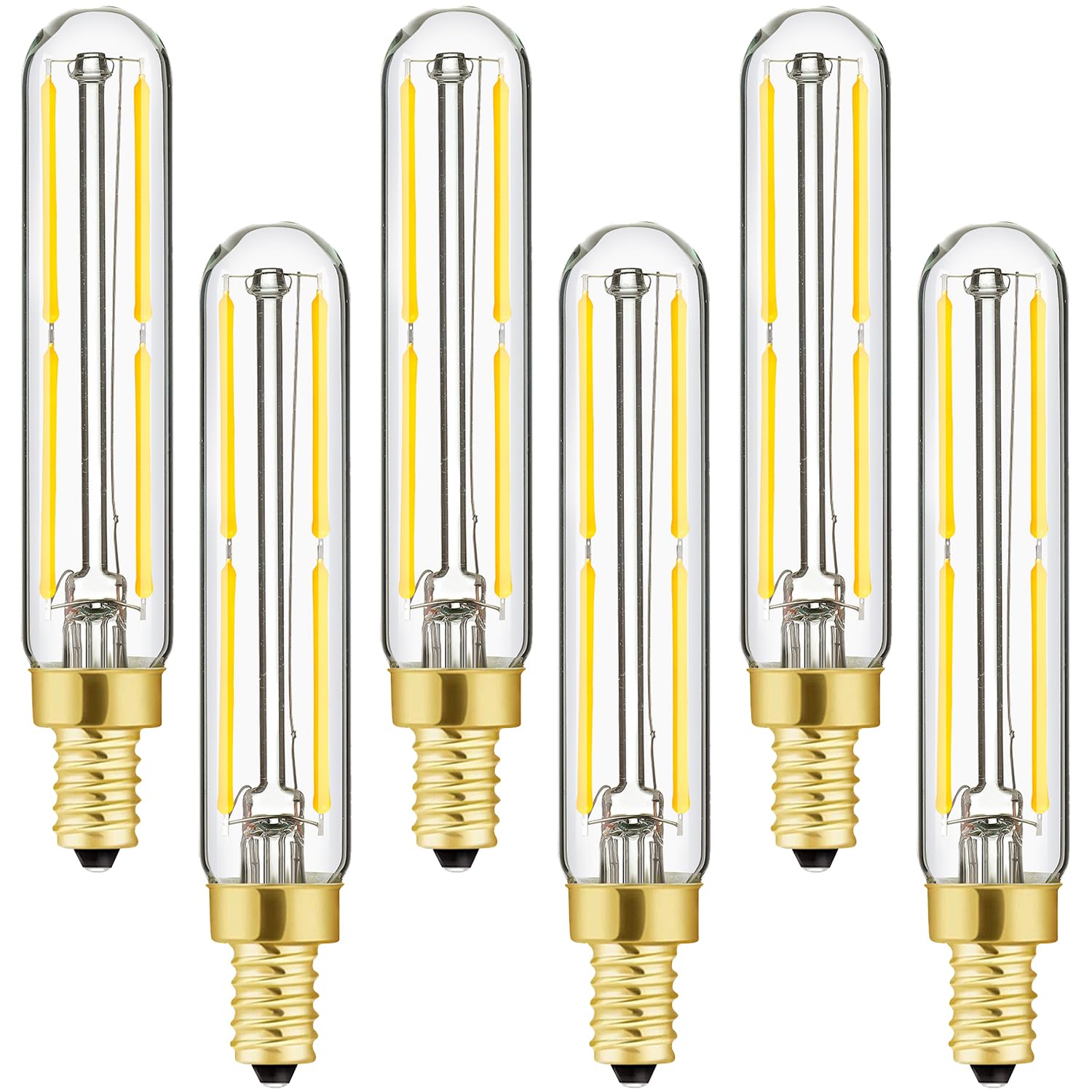 LEOOLS E12 LED Bulb Dimmable 4W Equal 40W 5000K Cool White T6 E12 ...
