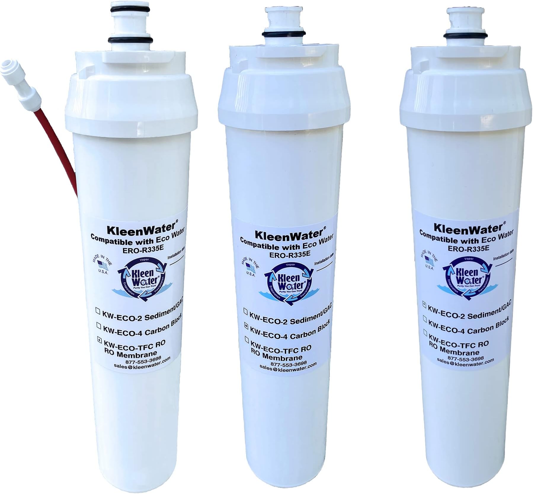 Amazon.com: KleenWater Replacement System, Compatible with Cuno Water ...