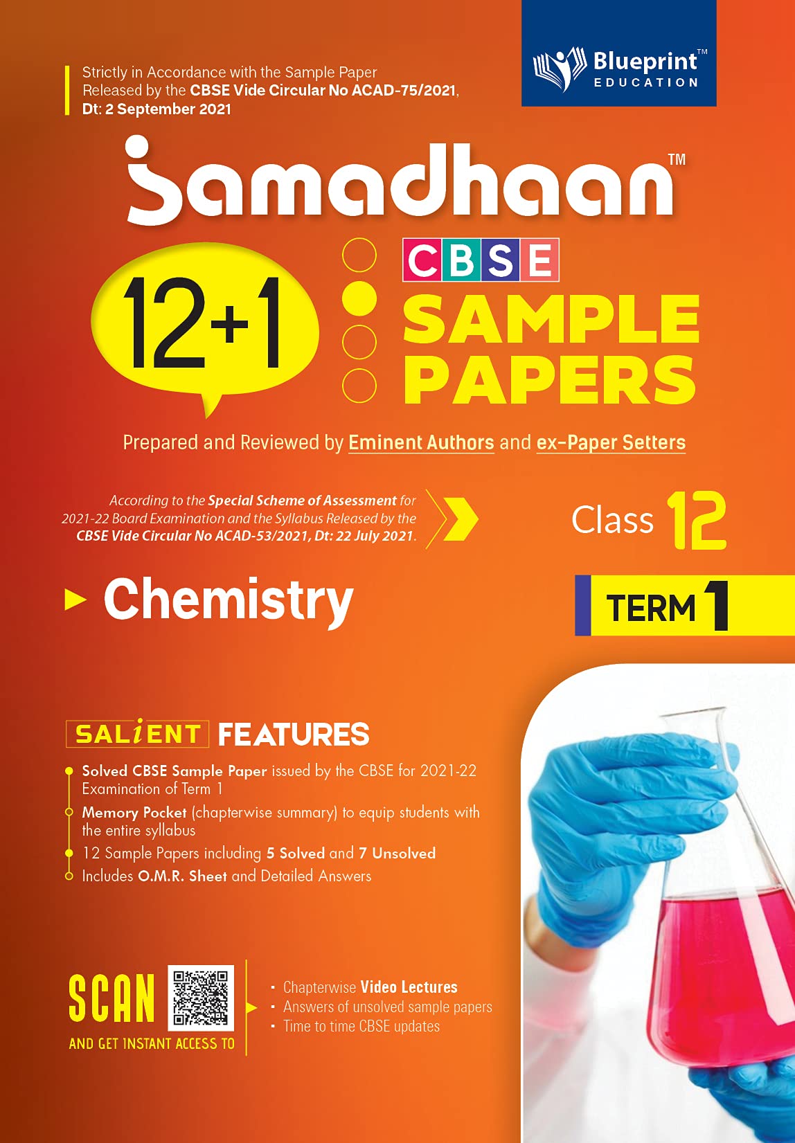 Buy Samadhaan 12+1 CBSE Sample Paper of Chemistry Class 12 (Term 1 ...