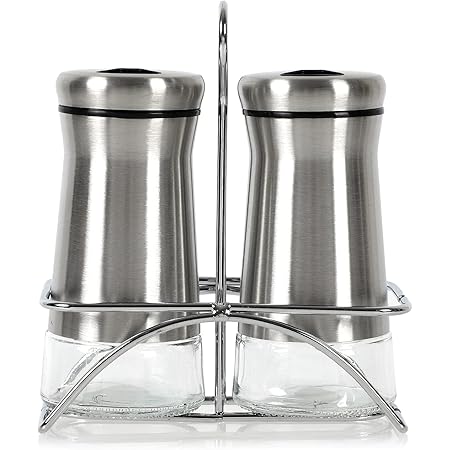Amazon.com: Tescoma Salt and Pepper shakers, set of two, made of glass ...