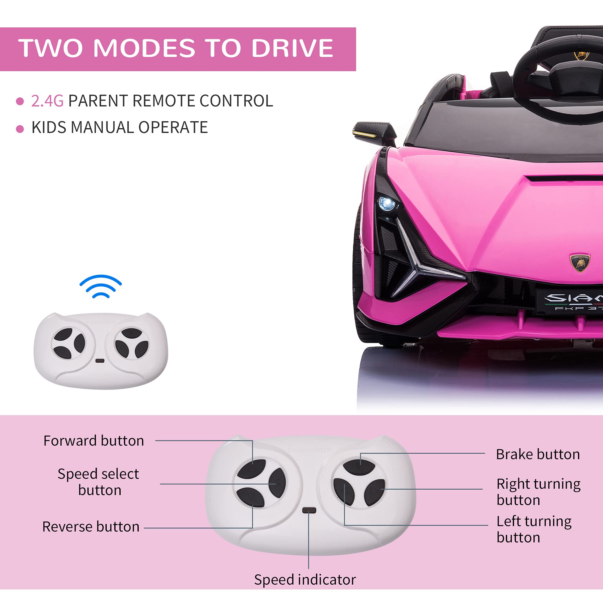 Buy Aosom Lamborghini Licensed Kids Ride On Car 12V Battery Powered buy-aosom-lamborghini-licensed-kids-ride-on-car-12v-battery-powered