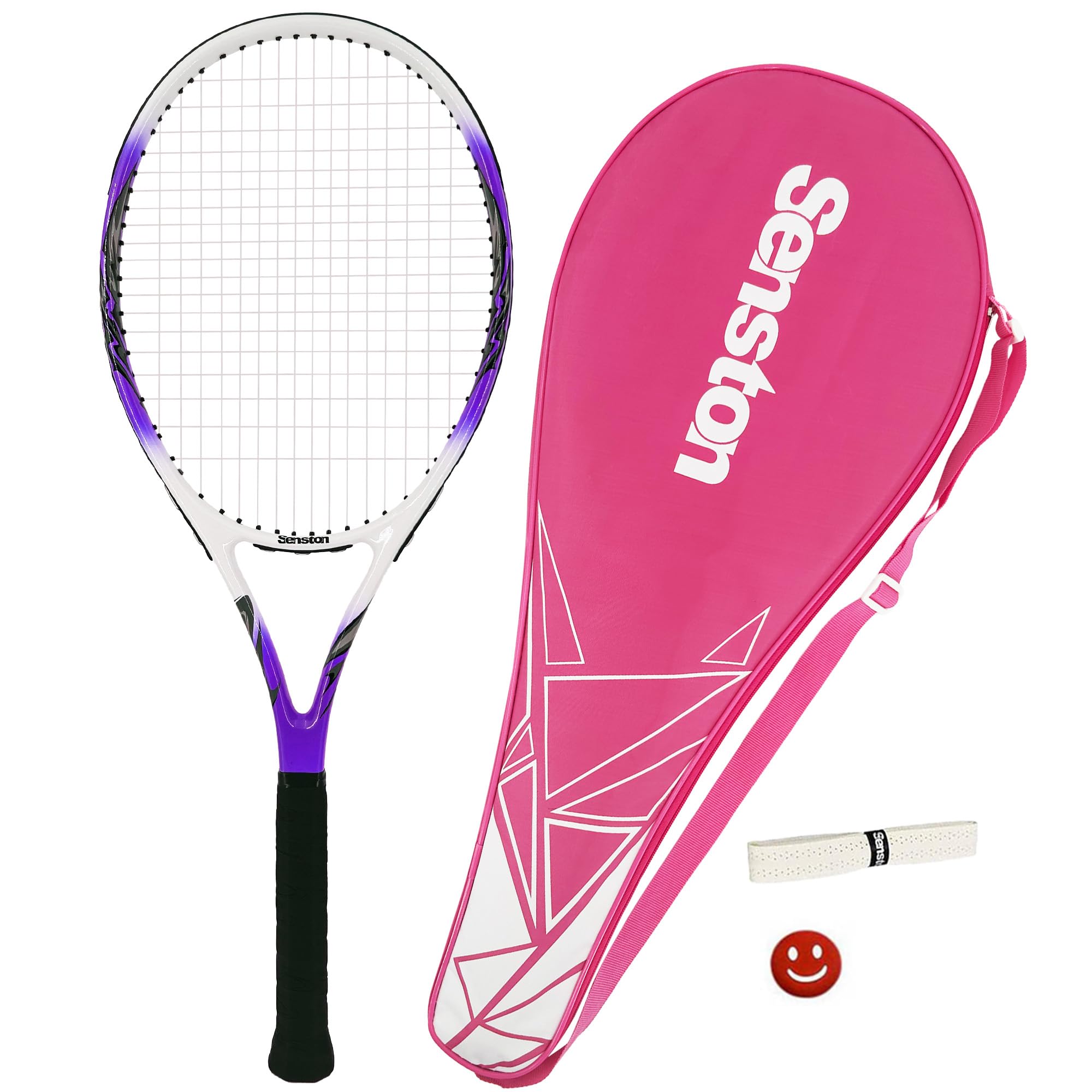 Snapklik.com : Senston 27-Inch Adult Tennis Rackets 1 Pack - One-Piece ...
