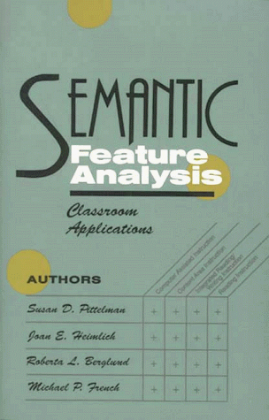 Amazon | Semantic Feature Analysis: Classroom Applications (Reading ...