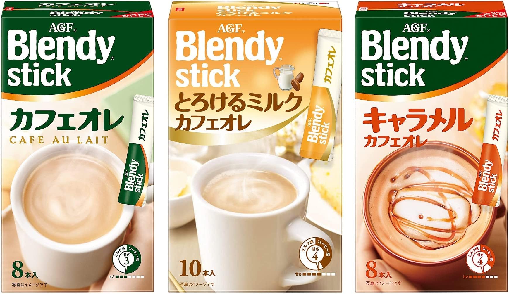 Amazon.com : "Blendy Stick" Assortment 2.8oz 3Types Japanese Instant ...