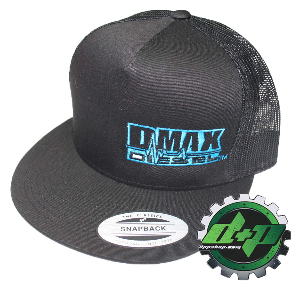 DMAX Diesel Flat Bill snap Back Trucker Cap hat Ball Summer mesh Chevy ...