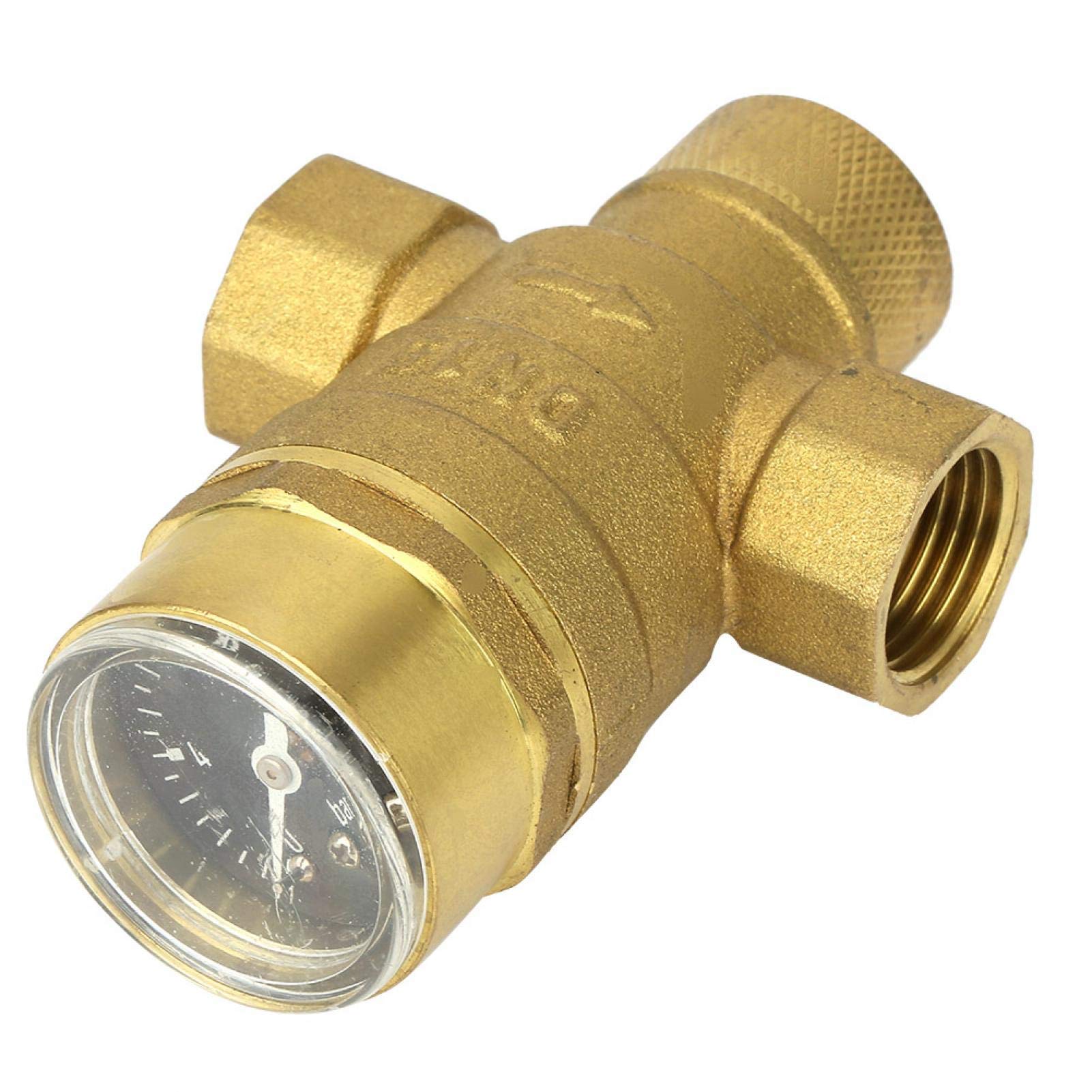 Buy Simple Piston Type Anti-Corrosion 1/2" Brass 1/2" Reducing Valve ...