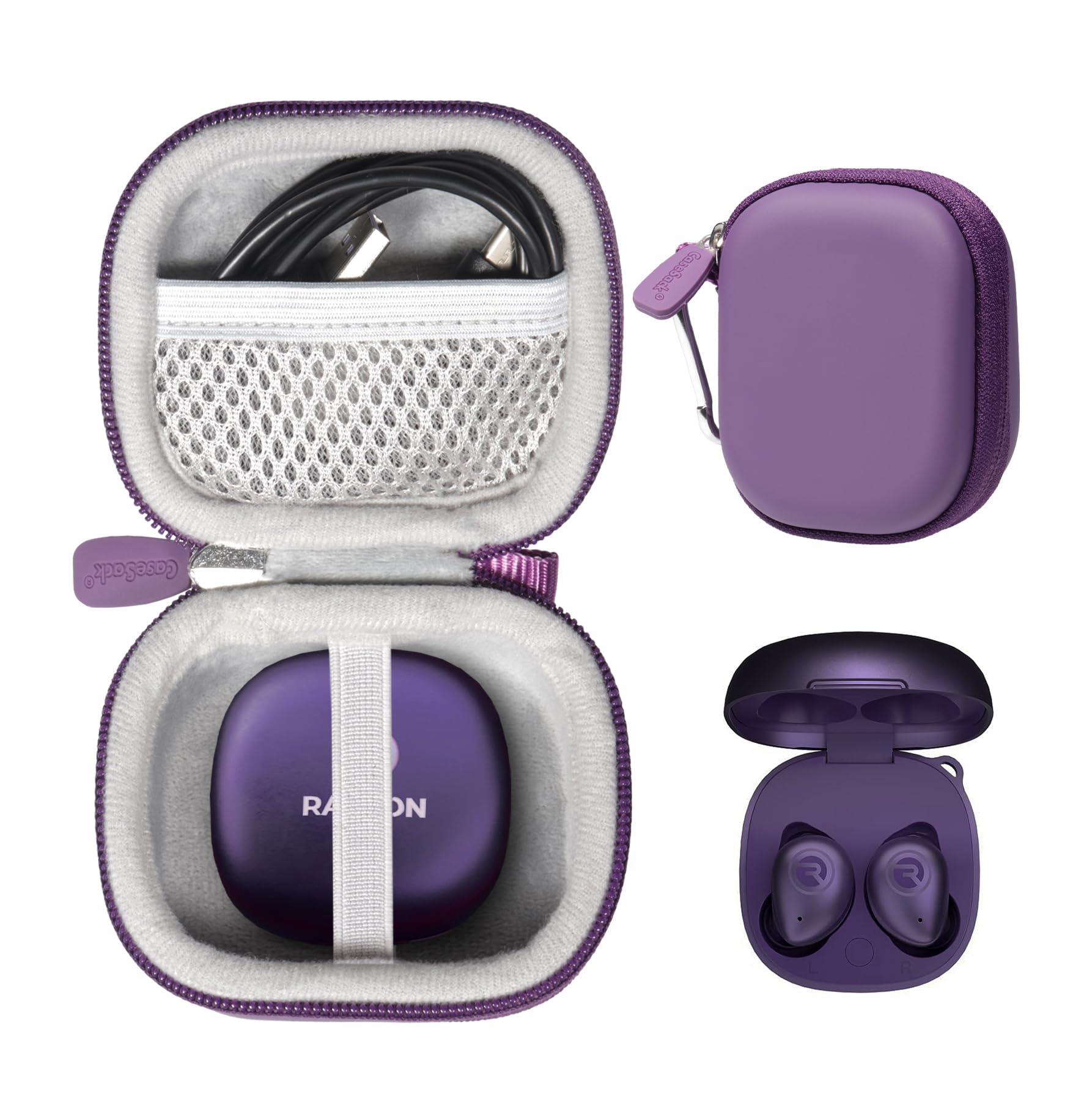 Amazon.com: CaseSack Case for Raycon Fitness Earbuds with Built in Mic ...