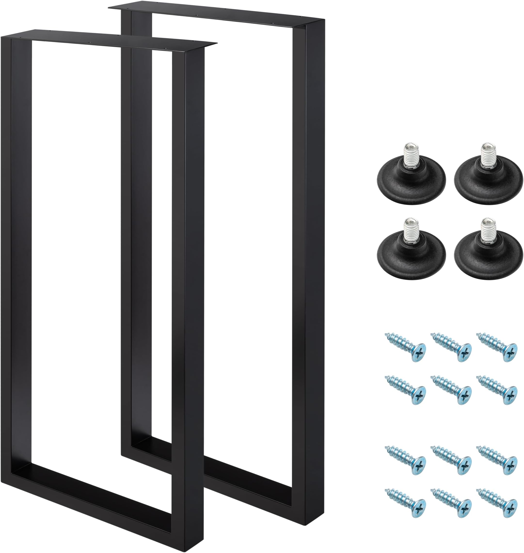 Amazon.com: iWEDN 40 Inch Bar Height Table Legs, Heavy Duty Metal Legs ...