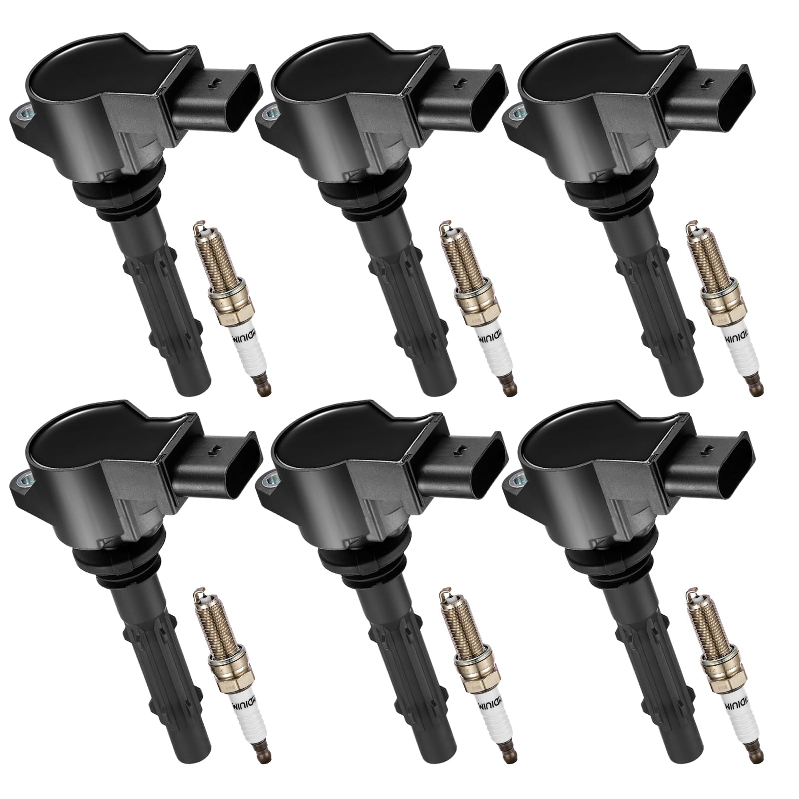 Amazon.com: SYKRSS Set of 6 UF535 Ignition Coil Pack and 95983 Spark ...