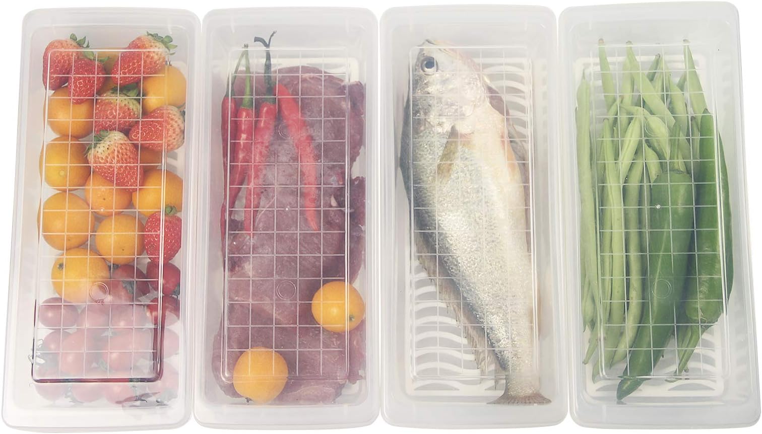 Amazon.com: INNOVATION LIVING Kitchen Refrigerator Organizer, Fridge ...