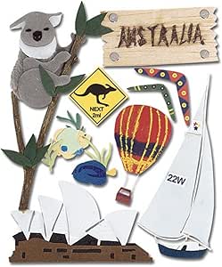 Amazon.com: Jolee's Boutique Australia Destination Stickers