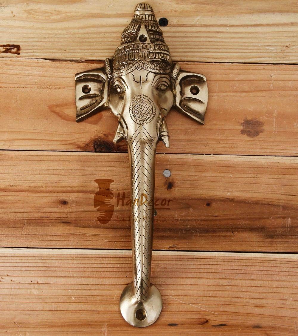 Two Moustaches Modern Design 15 Inches Solid Brass Door Pull, Brass ...