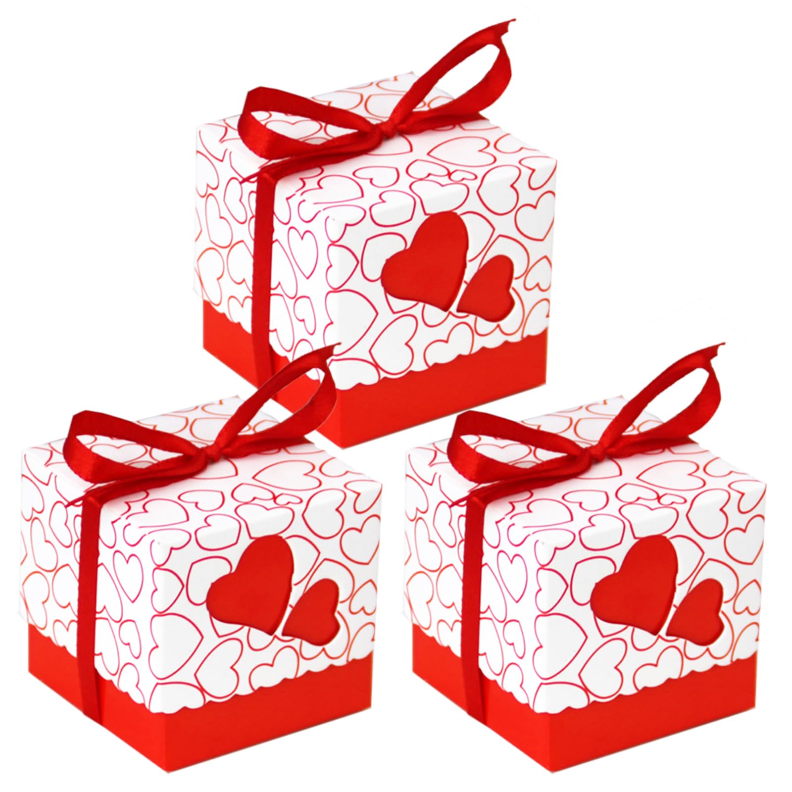 Allbusky 50PCS Paper Candy Boxes, Paper Favour Boxes, Party Gift Bags ...