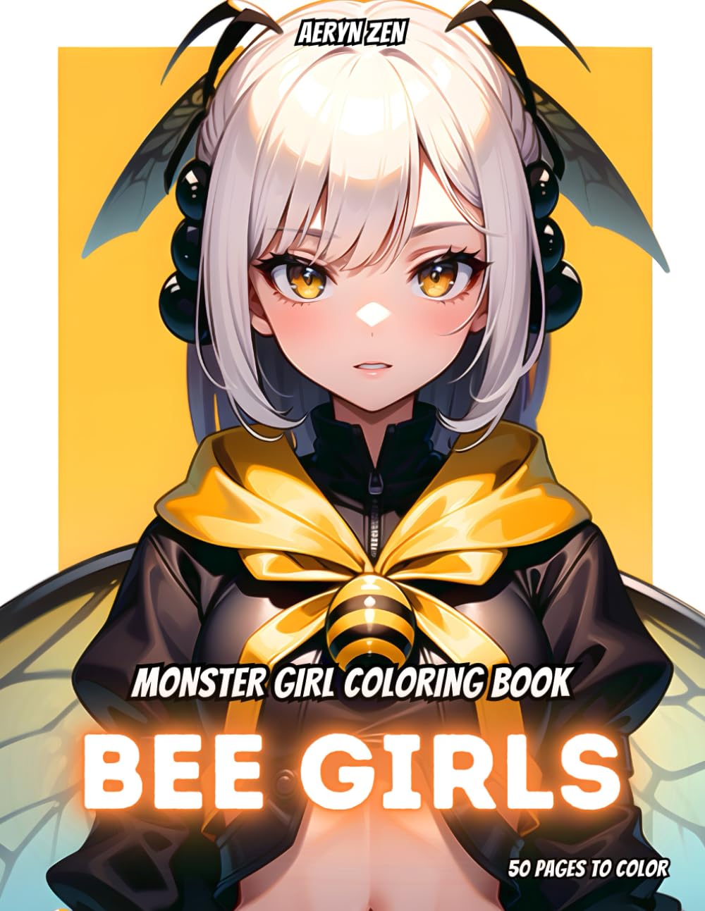 Amazon.com: Monster Girl Coloring Book: Bee Girls: 9798869616562: Zen ...