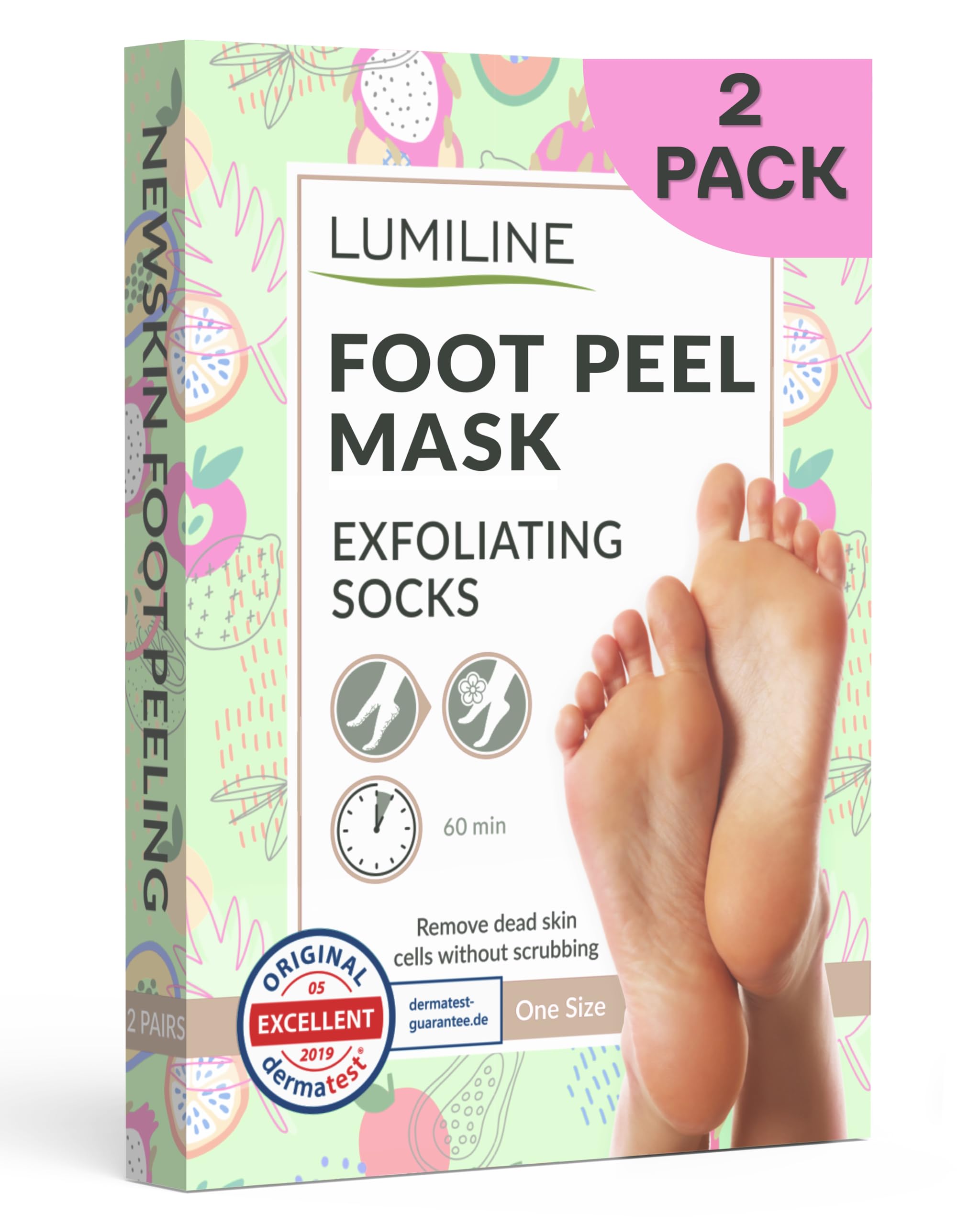Exfoliating foot peel mask for hard skin, feet peeling socks, baby feet ...