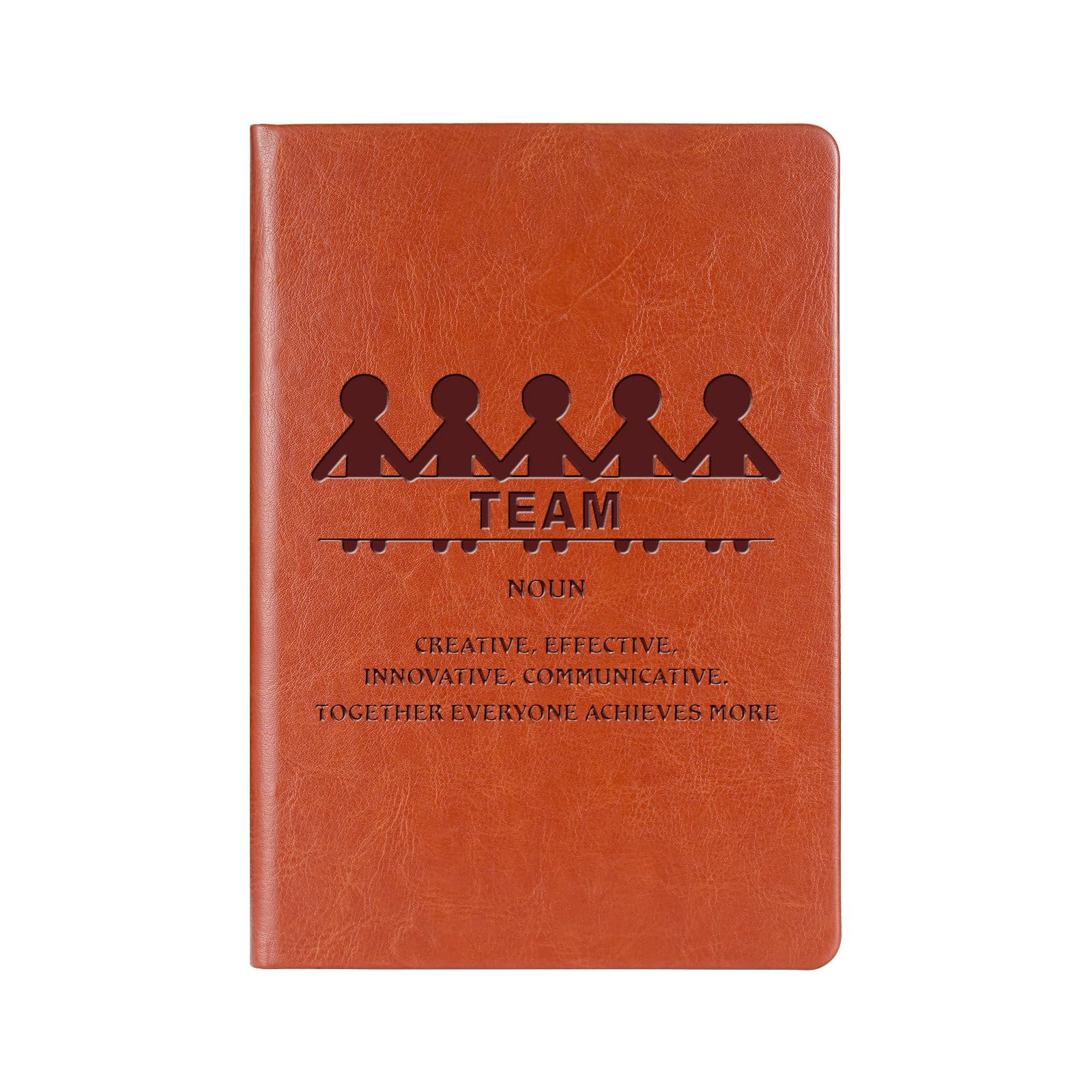 Amazon.com : WHLBHG Teamwork Gifts Teamwork Definition Leather Journal ...