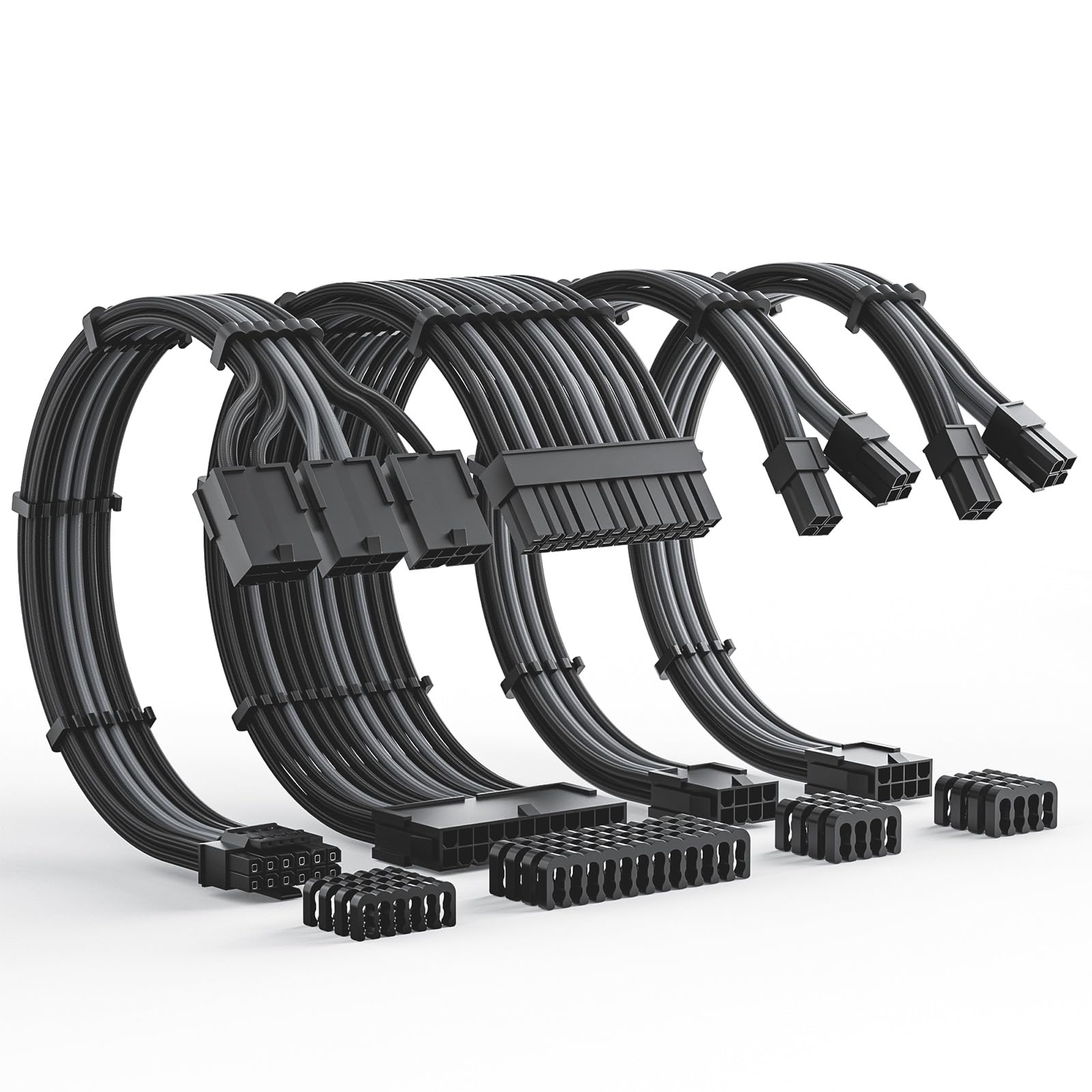 AsiaHorse 12VHPWR Cable Extension Kit, 16AWG 16Pin PSU Cable Extension ...