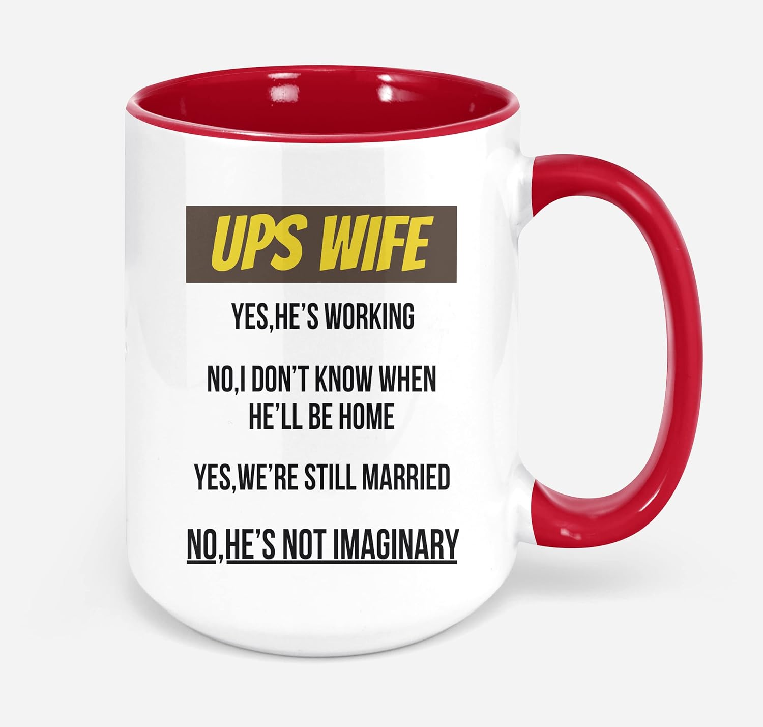 Amazon.com: Ups Wife Mug Funny Gift For United Parcel Service Wife From ...