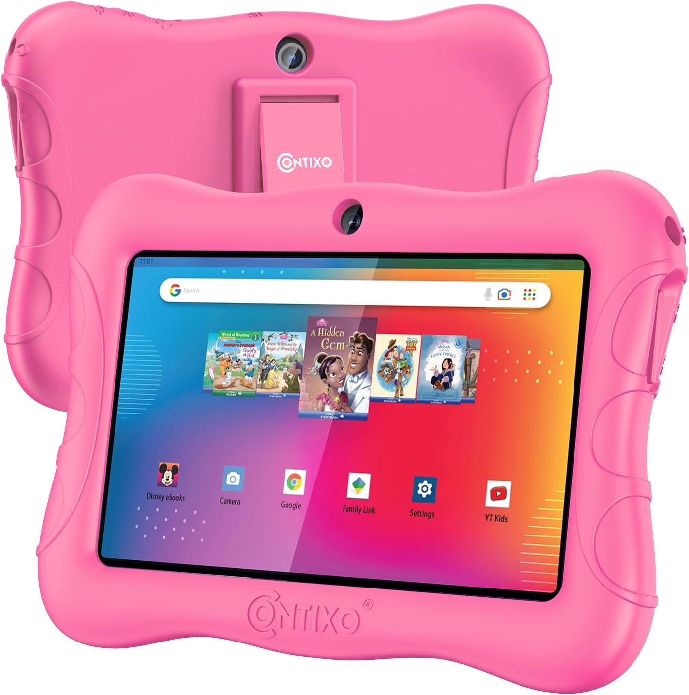 Amazon.com : Contixo 7" Android Kids Tablet 32GB, includes 50+ Disney ...