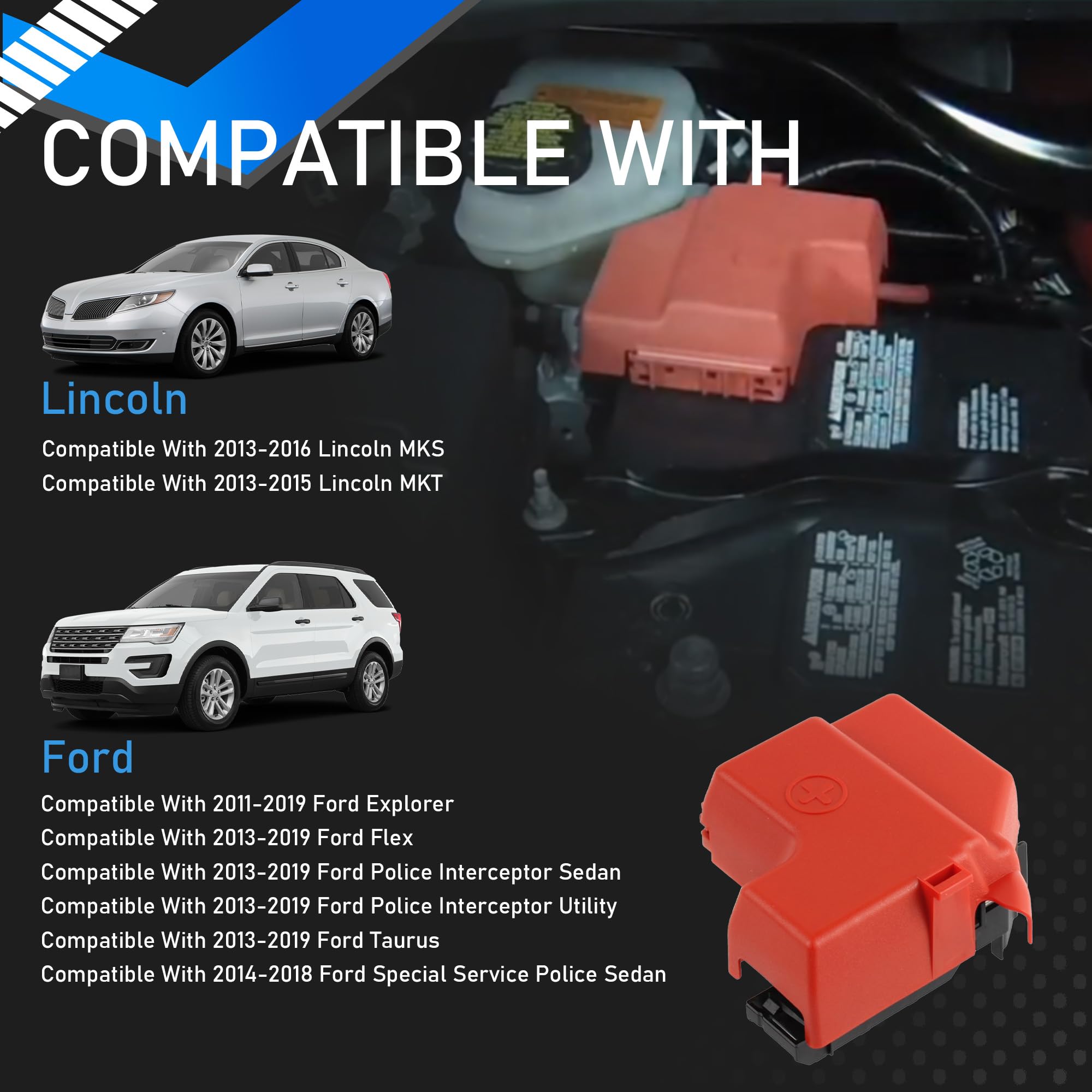 Car Battery Circuit Terminal YzusGomumu 956-211 Battery Terminal Block ...