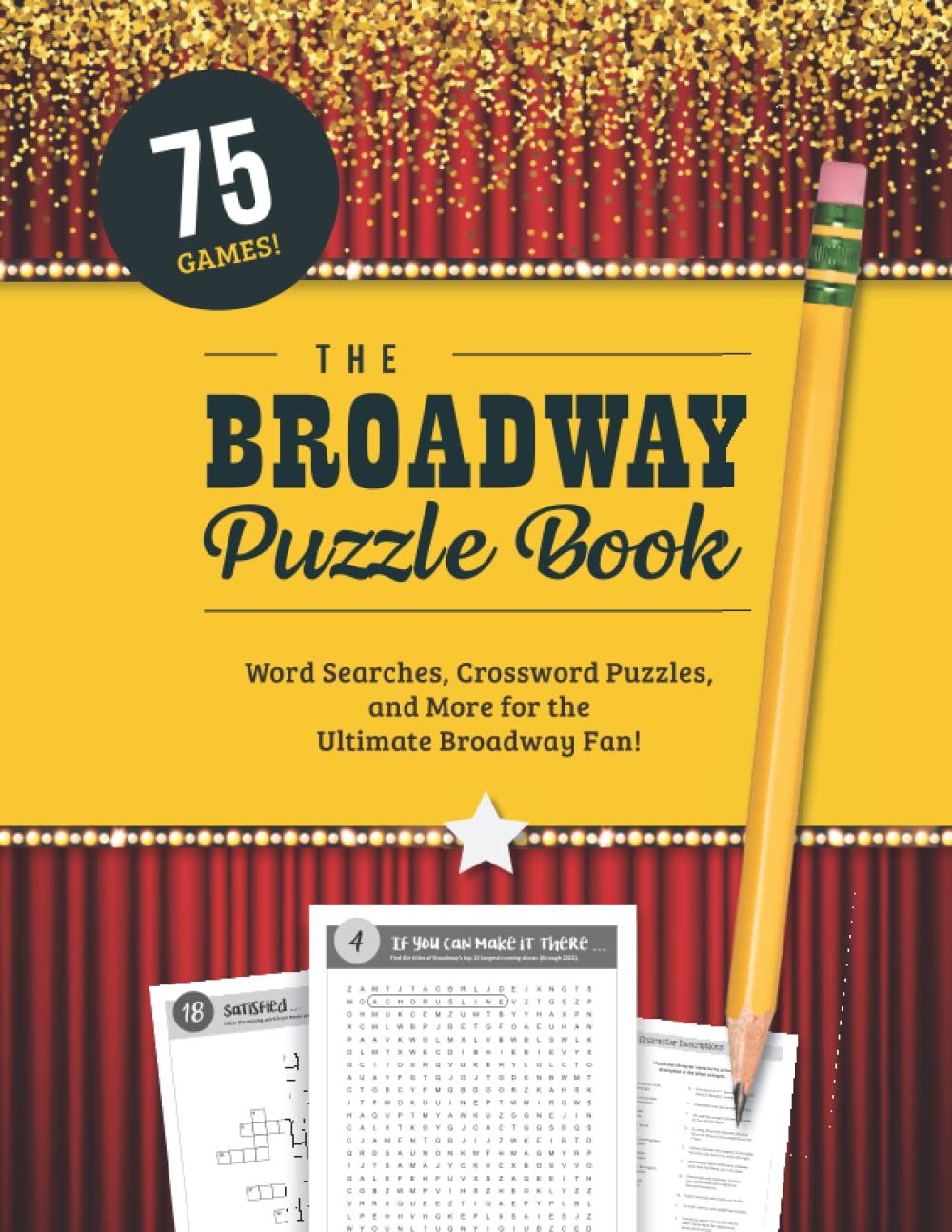 Buy The Broadway Puzzle Book: Word Searches, Cros Puzzles, Word ...